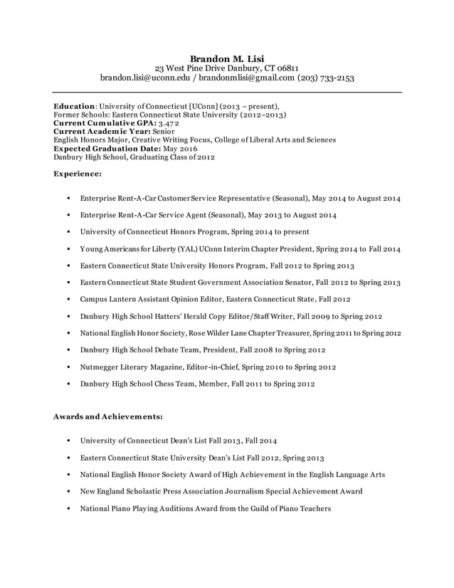 Updated Resume 2015 | DOCX