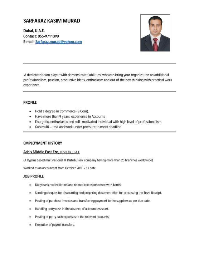 Sarfaraz cv | PDF