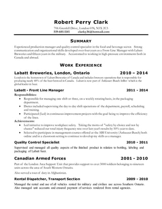 Resume_Nov-2014 (3) | DOCX | Business | Business and Finance