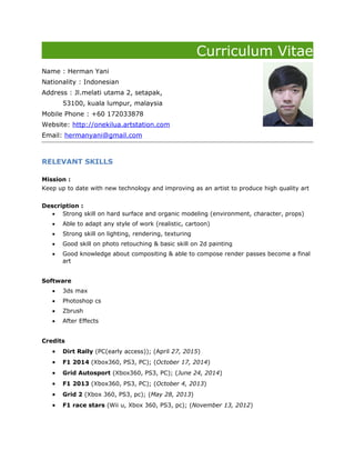 Curriculum_Vitae | PDF