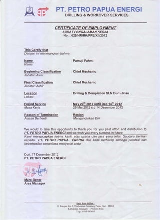 Experience Cert 2 | PDF