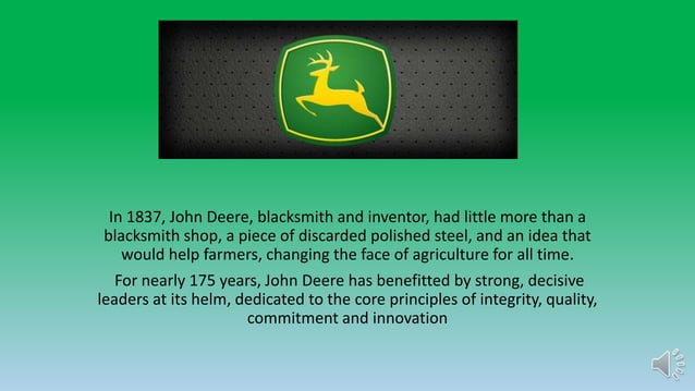 John Deere E5 | PPTX
