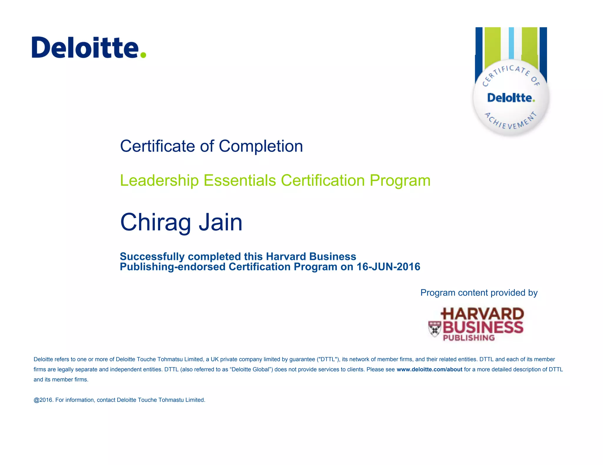 Harvard Leadership Essentials Certification | PDF