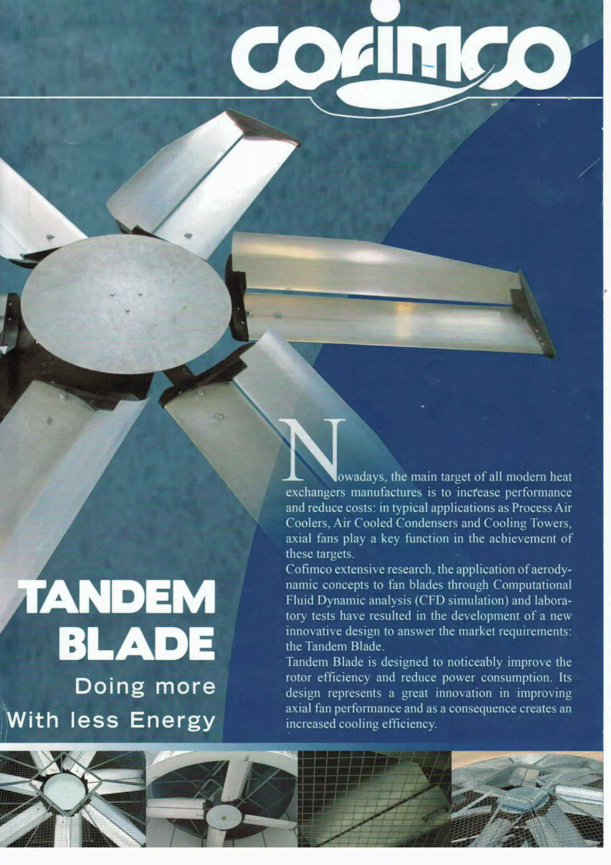 COFIMCO AXIAL FANS- TANDEM BLADES copy | PDF