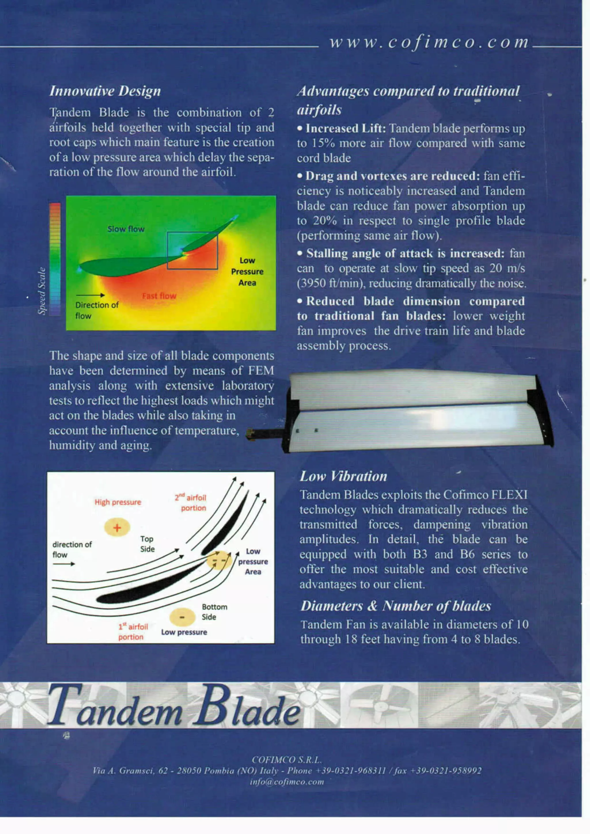 COFIMCO AXIAL FANS- TANDEM BLADES copy | PDF