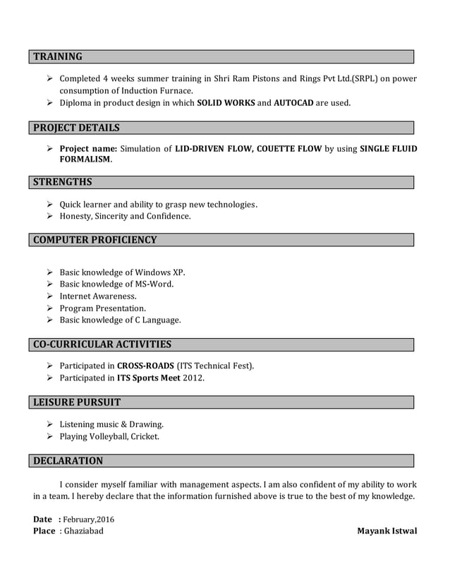 Mayank Resume | DOCX