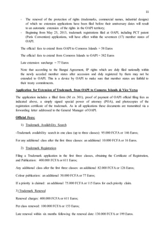 Trademark Law in the African Intellectual Property Organization zone | DOCX