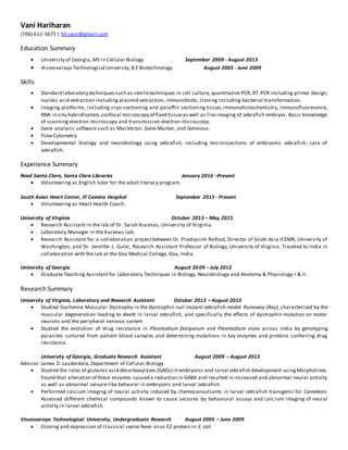 Resume Vani Hariharan 2016 | DOCX