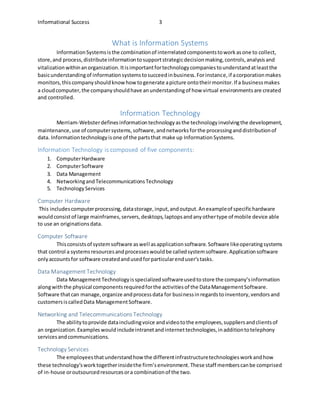 Informational Success | PDF