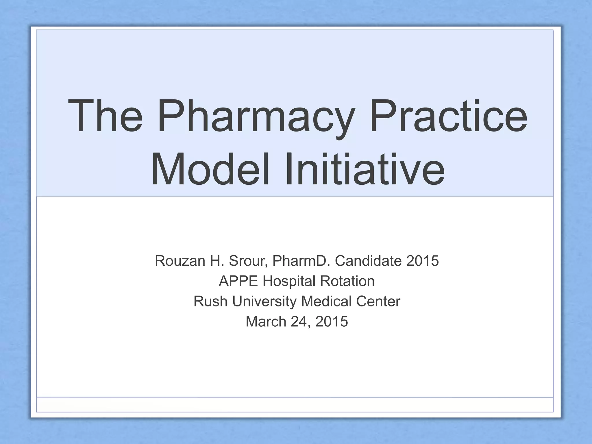 PPMI Hospital Presentation | PPT