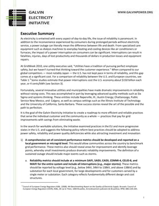 Electricity_Reliability_031611 Galvin Power ORG | PDF