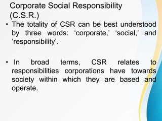 Introduction CSR | PPT