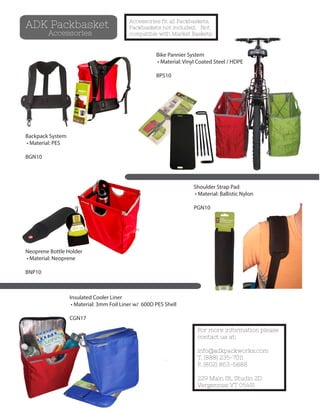 ADK Packworks Brochure Summer 2016 copy | PDF