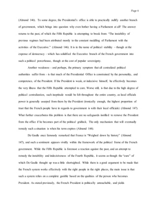 French Government Paper | DOCX