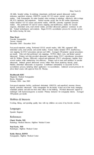 Mary Teed Resume.1 | DOCX