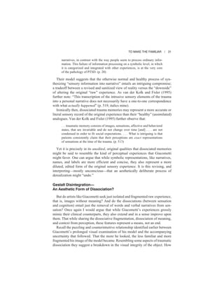 To Make the Familiar Strange - Aesthetic Derealization ... copy | PDF