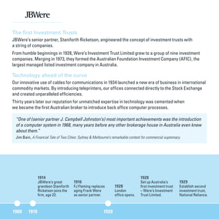 JBW History in the Making | PDF