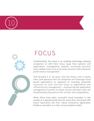 Top 10 Reasons to Choose Oracle ERP Cloud Financials | PDF