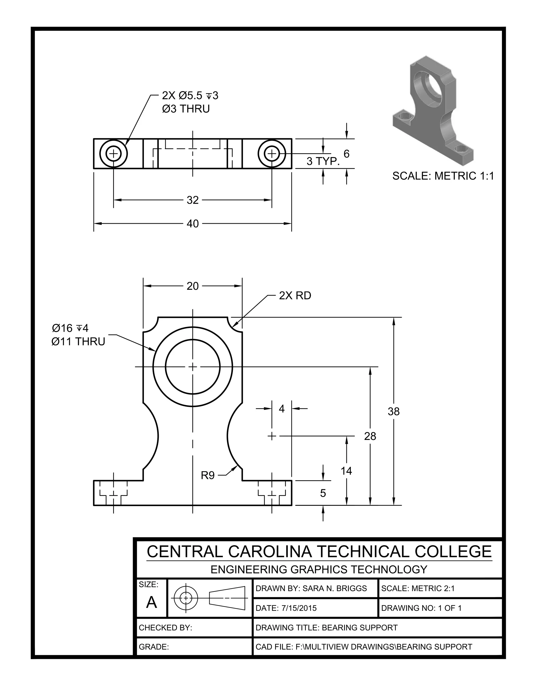 Bearing Support-Layout1 | PDF | Technology & Computing
