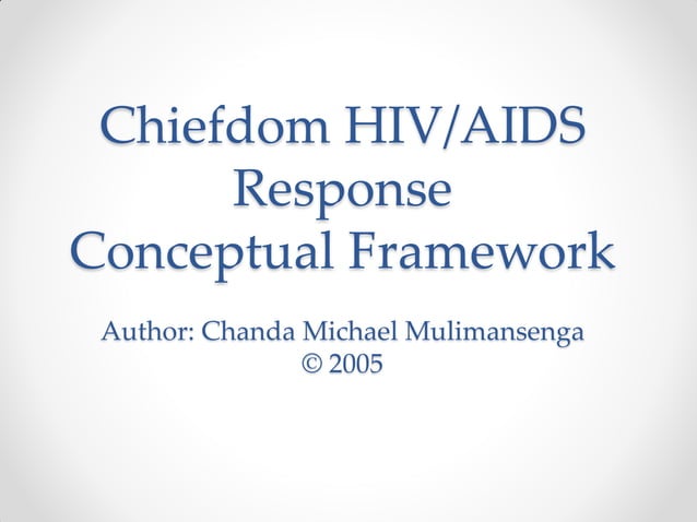 chiefdom conceptual framework | PPT