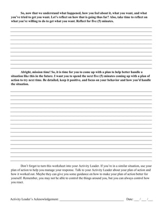 Reflection Worksheet | PDF | Resume Writing and Advice | Job Search