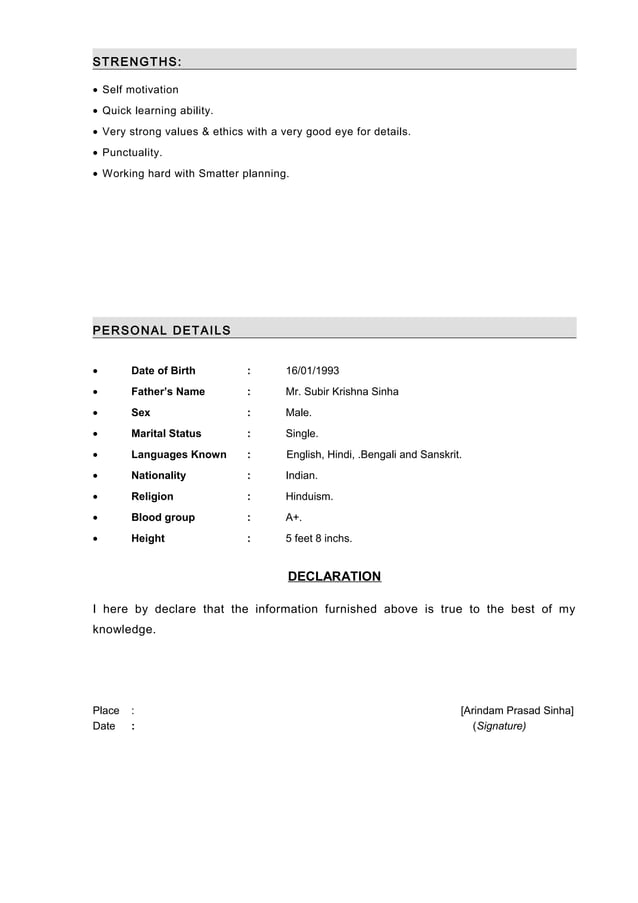 CV1 | PDF | Free Download