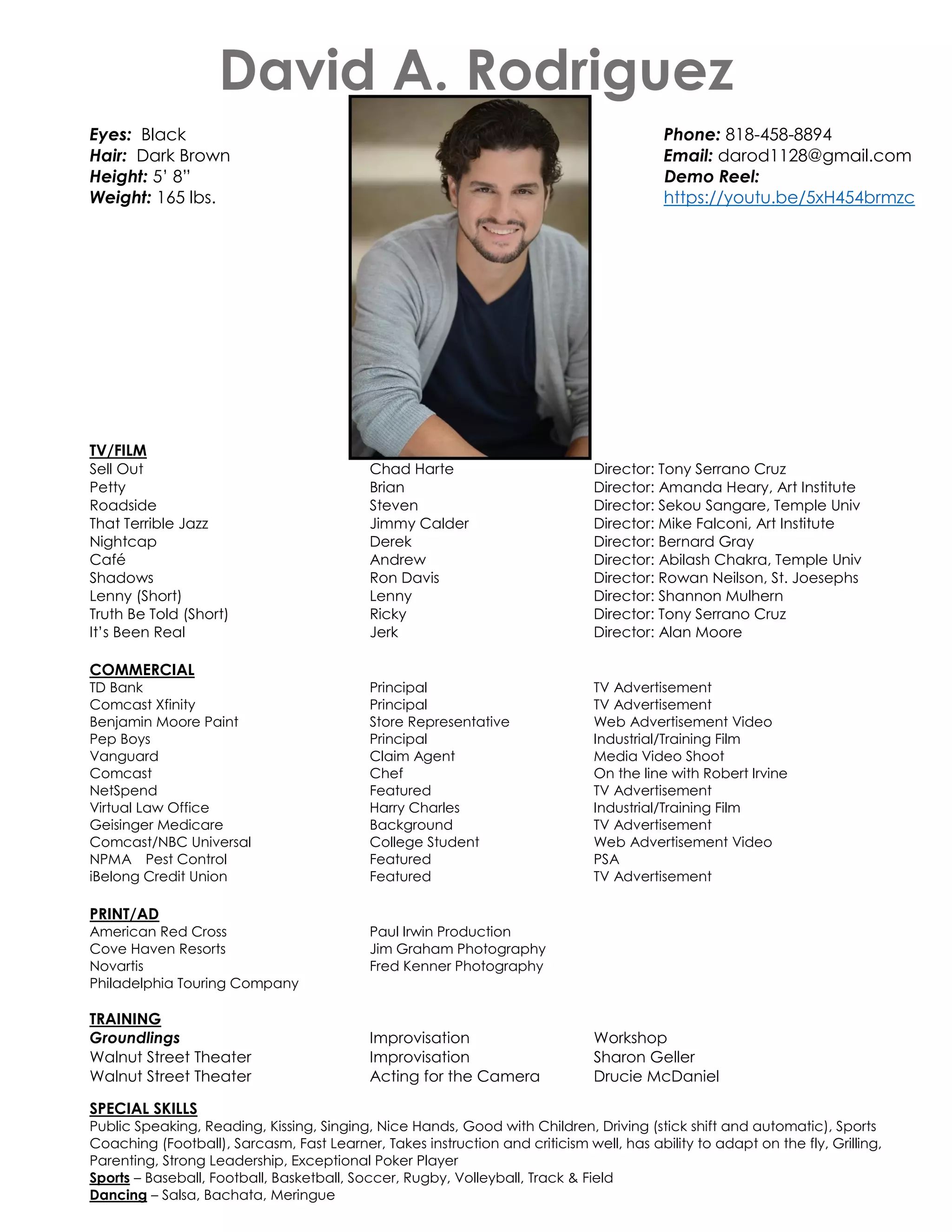 David A. Rodriguez Resume | PDF