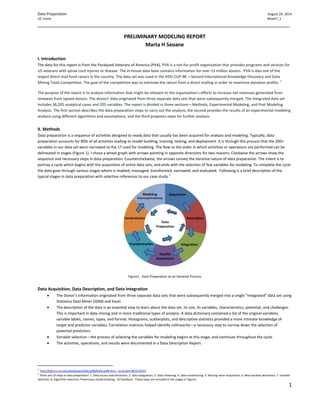 Preliminary Modeling Report | PDF