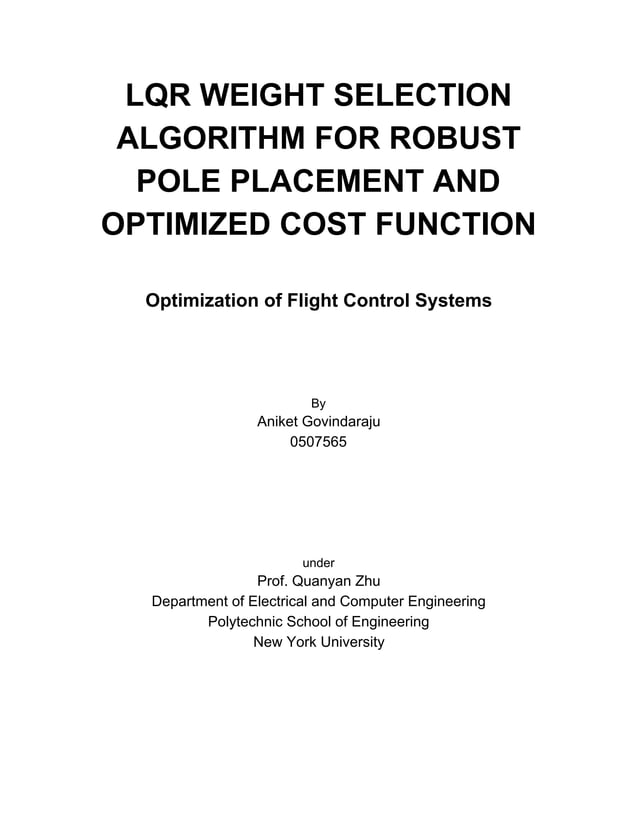 Flight Control System Pdf 