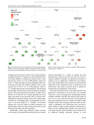 readmission paper applied health econ | PDF | Databases | Computer Software and Applications