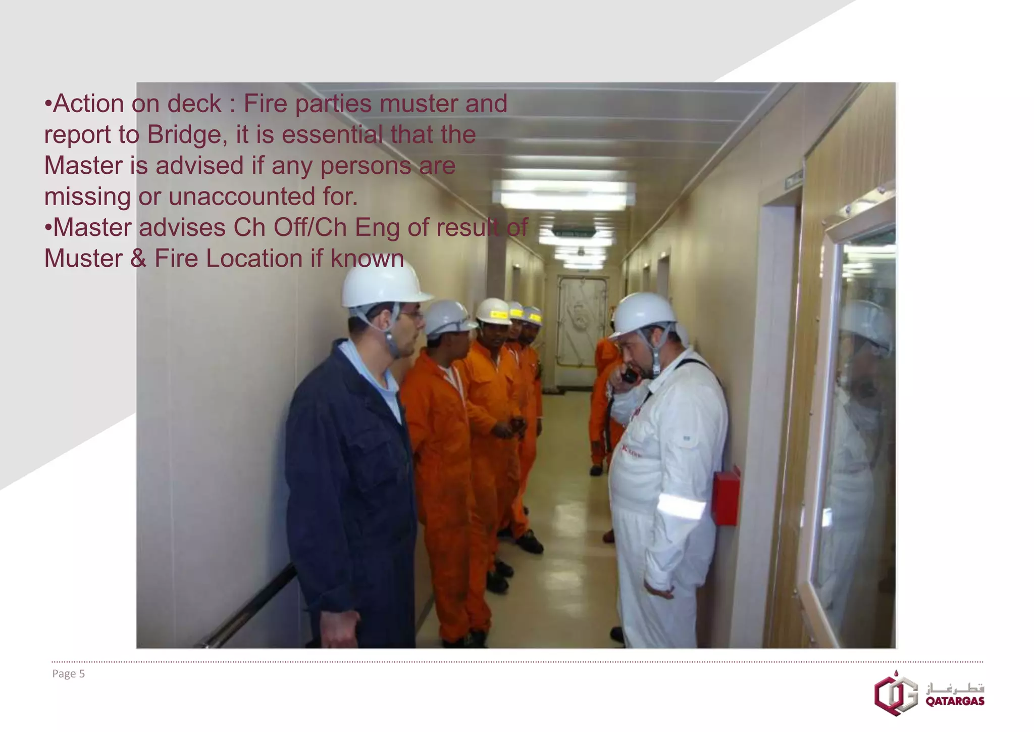 Fire hazards and precautions on LNG carriers | PPTX