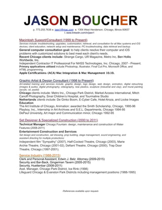 jason boucher resume copy | PDF