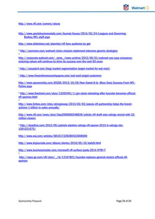 NFL sponsorship proposal LinkeIn | PDF