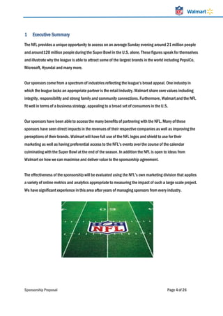 NFL sponsorship proposal LinkeIn | PDF