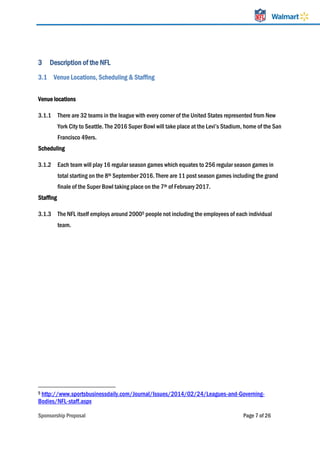 NFL sponsorship proposal LinkeIn | PDF