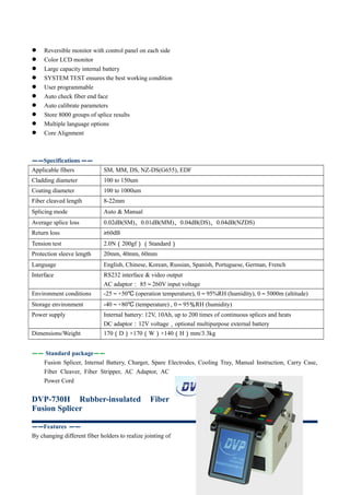 DVP PRODUCTS standard | DOC