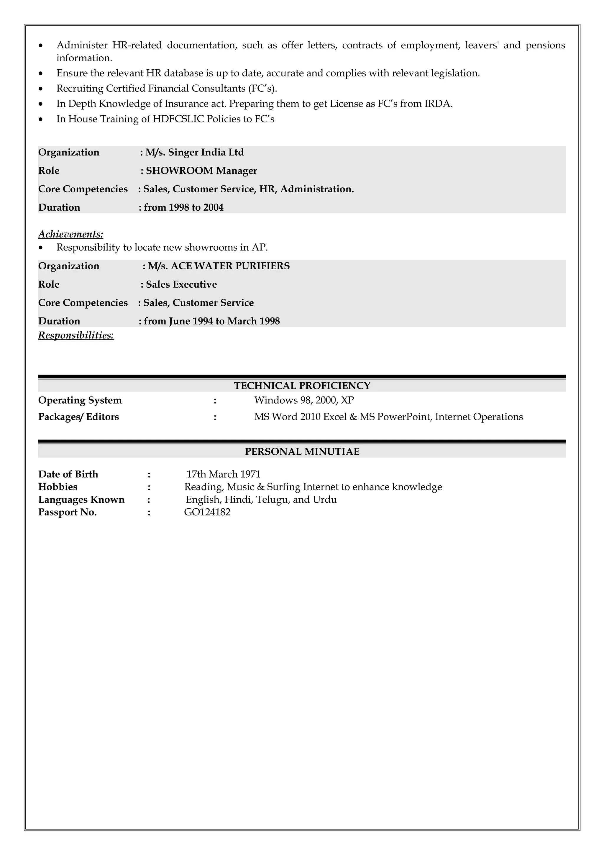 raja-resume new resume | DOC