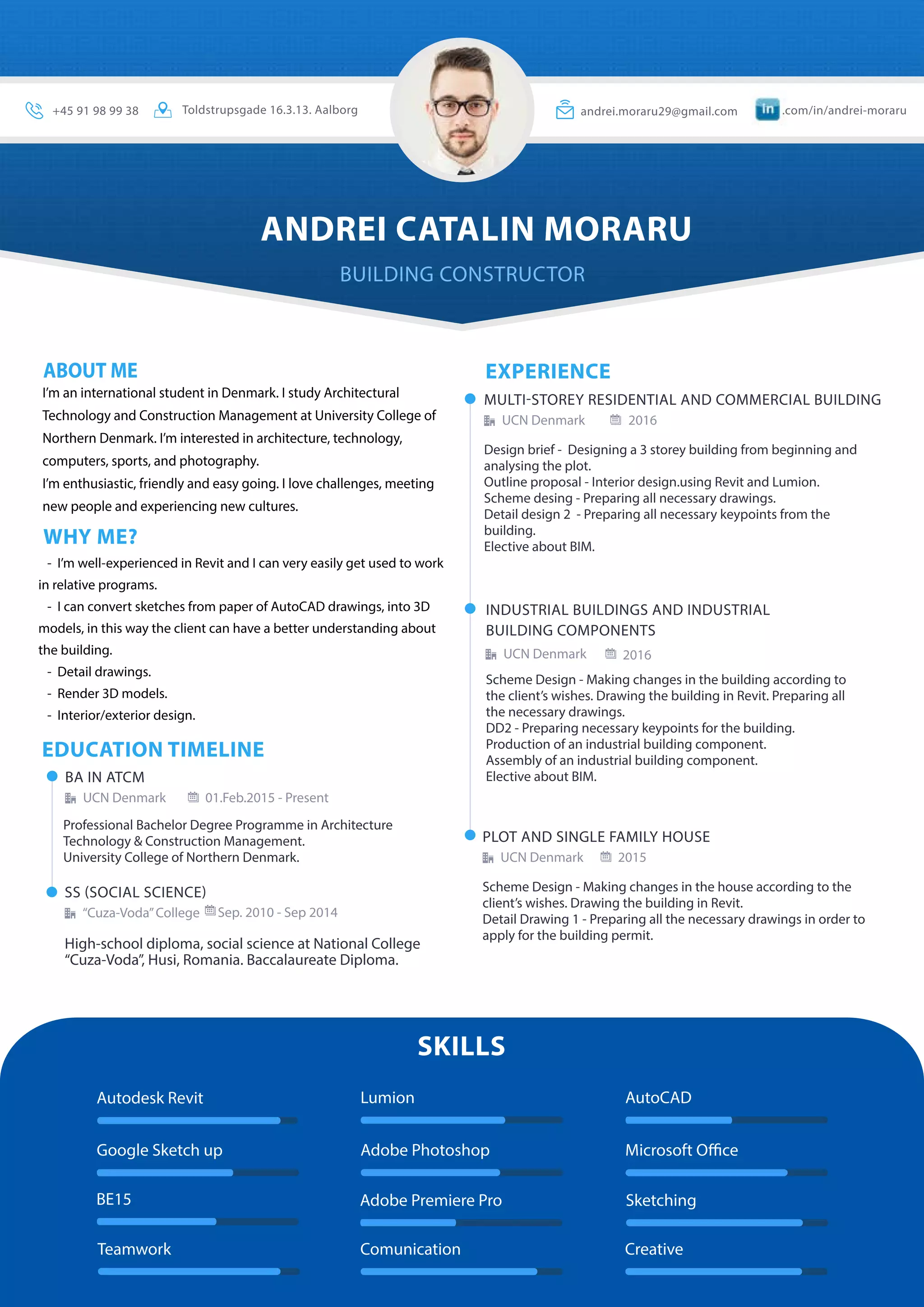 CV - Andrei Catalin Moraru | PDF | Technology & Computing