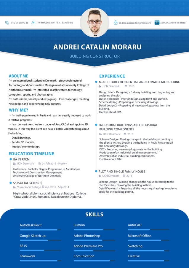 CV - Andrei Catalin Moraru | PDF | Technology & Computing