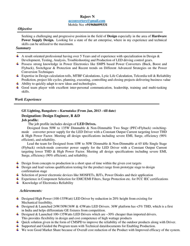 Rajeev_Resume | PDF | Technology & Computing