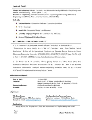 Rajeev_Resume | PDF | Technology & Computing