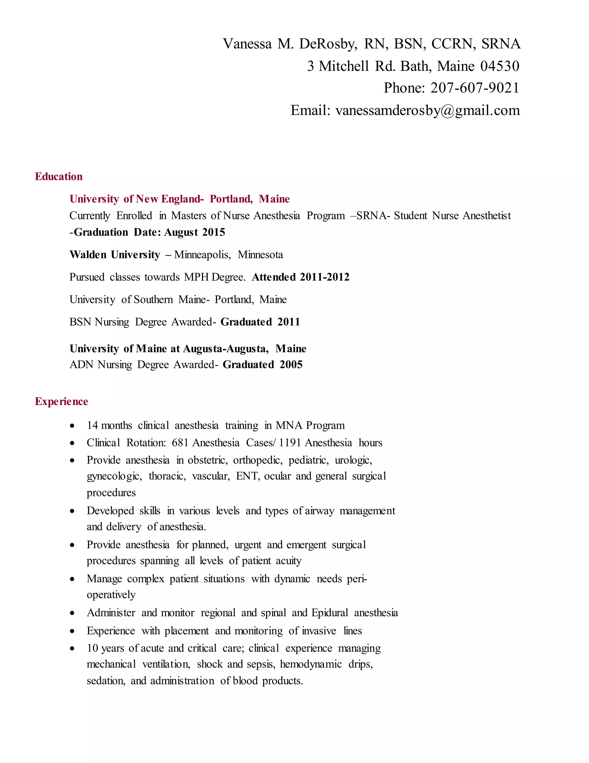 CV revamp | DOCX | Surgery | Medical Health