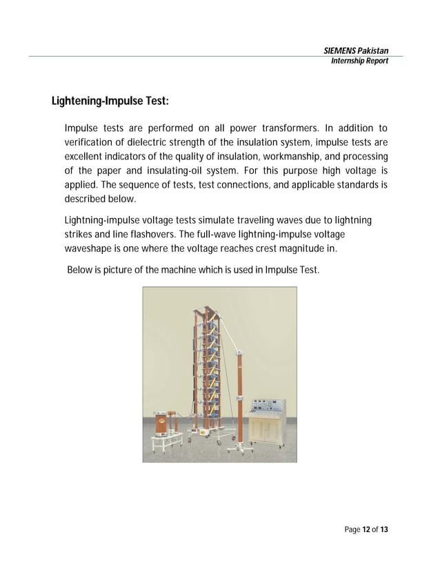 Transformer report-Siemens | PDF