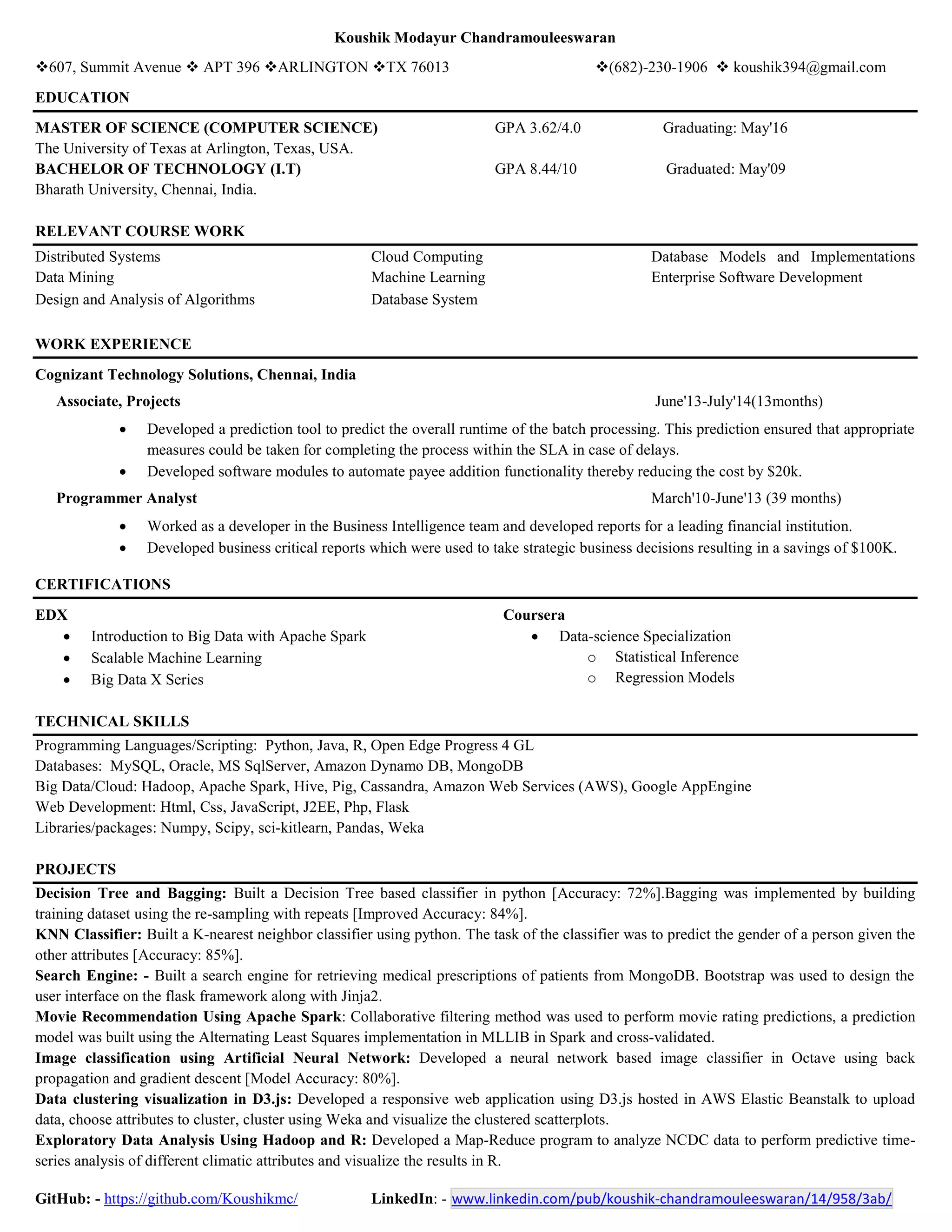 Resume | PDF