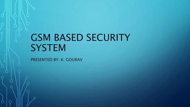 SECURITY SYSTEM | PPT