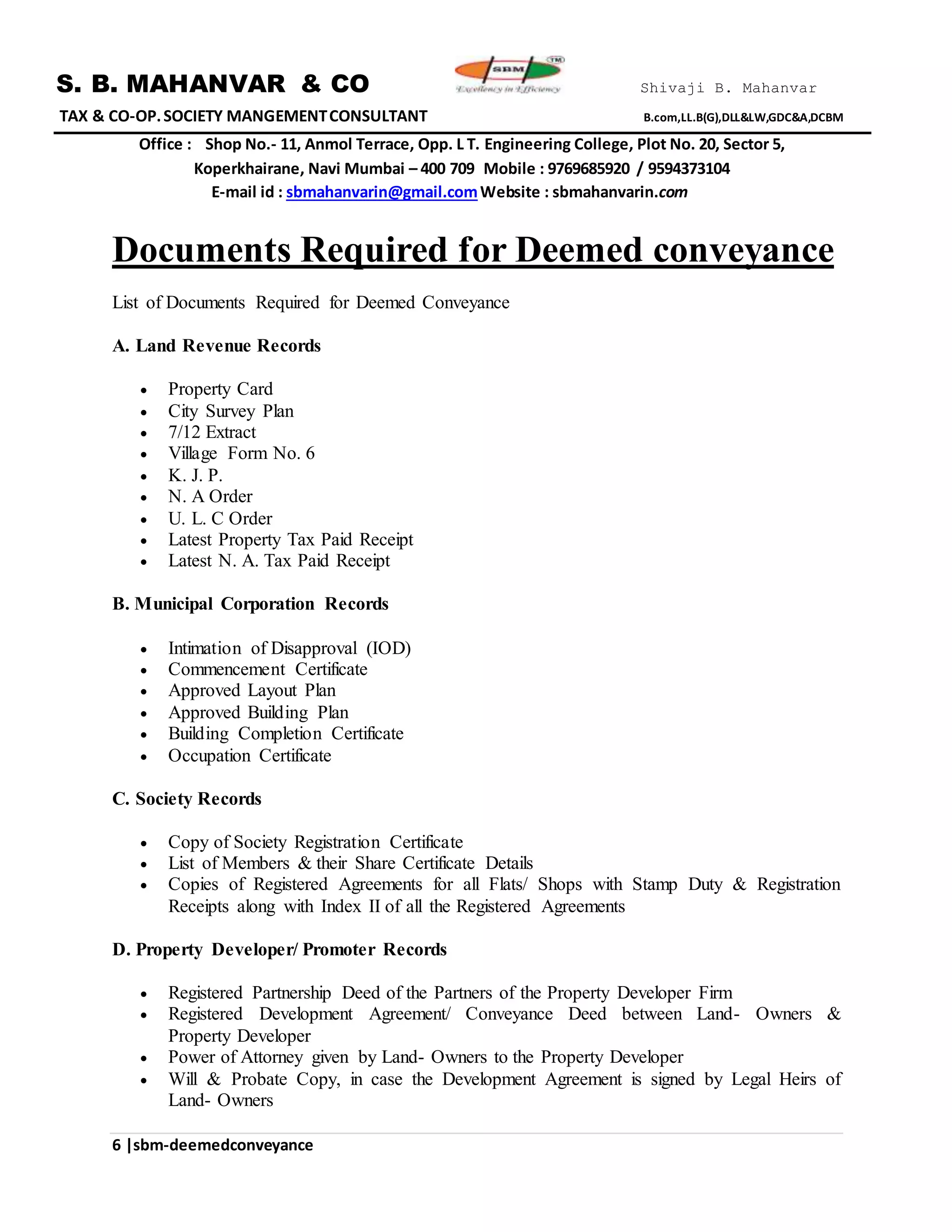 deemed conveyace | DOCX