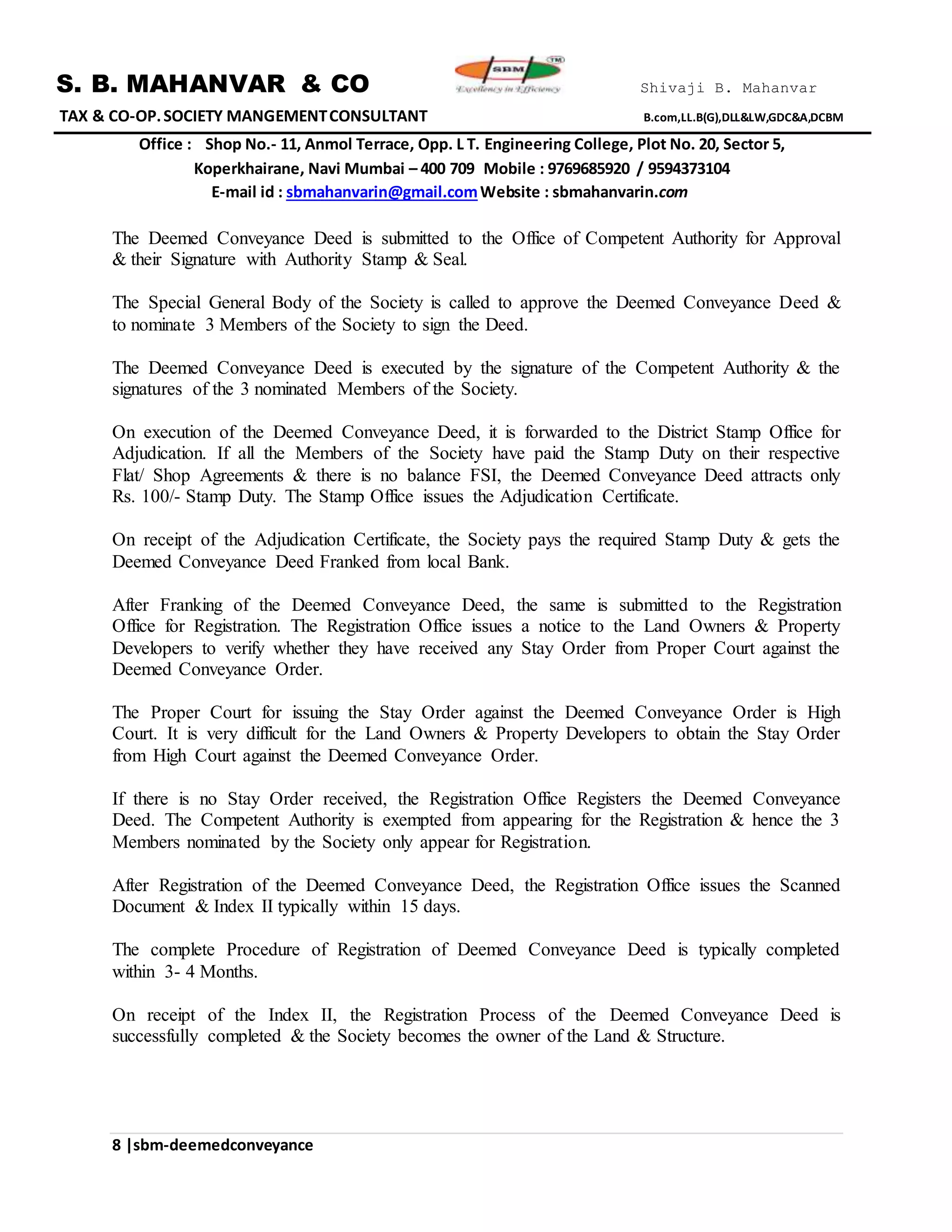 deemed conveyace | DOCX