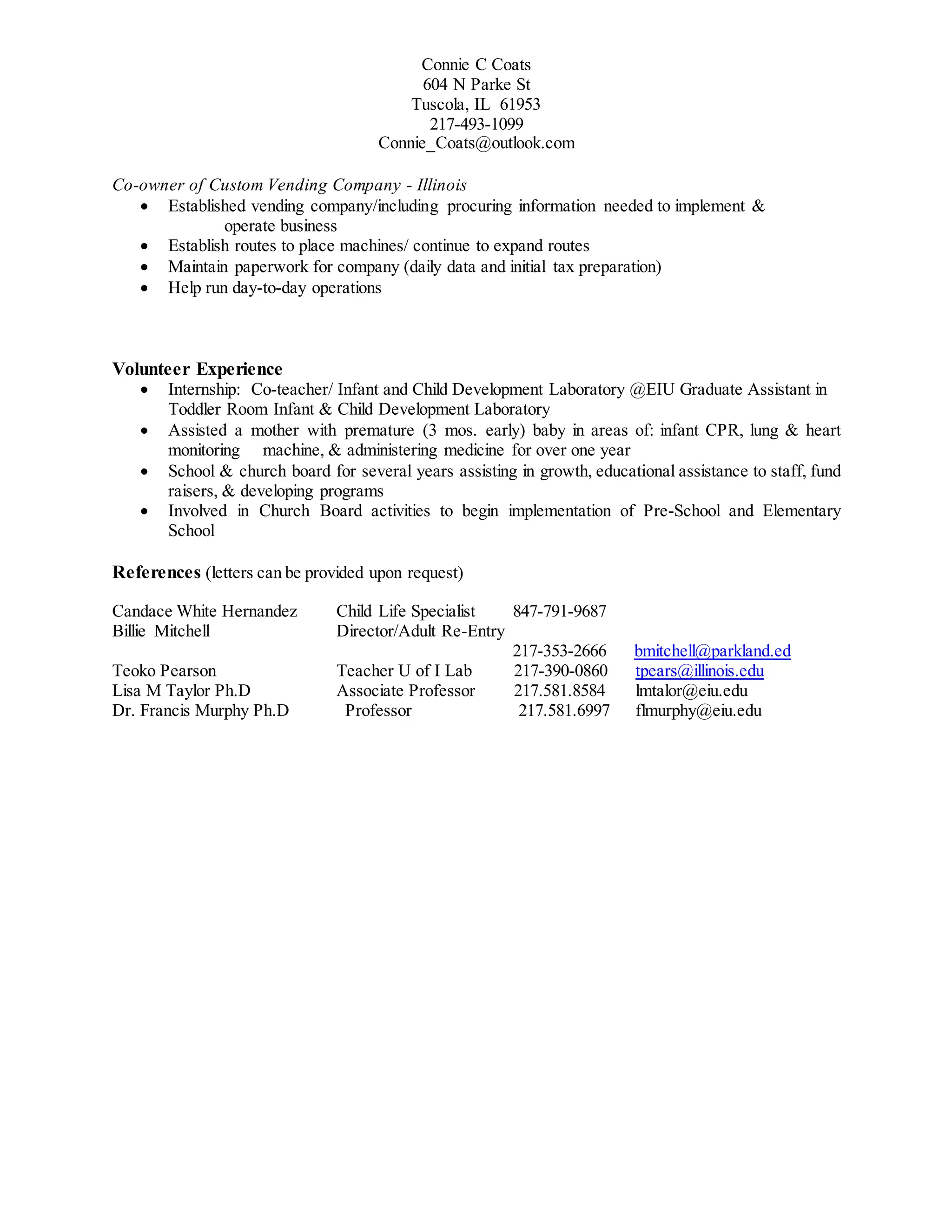 Resume Dec 2016 | PDF