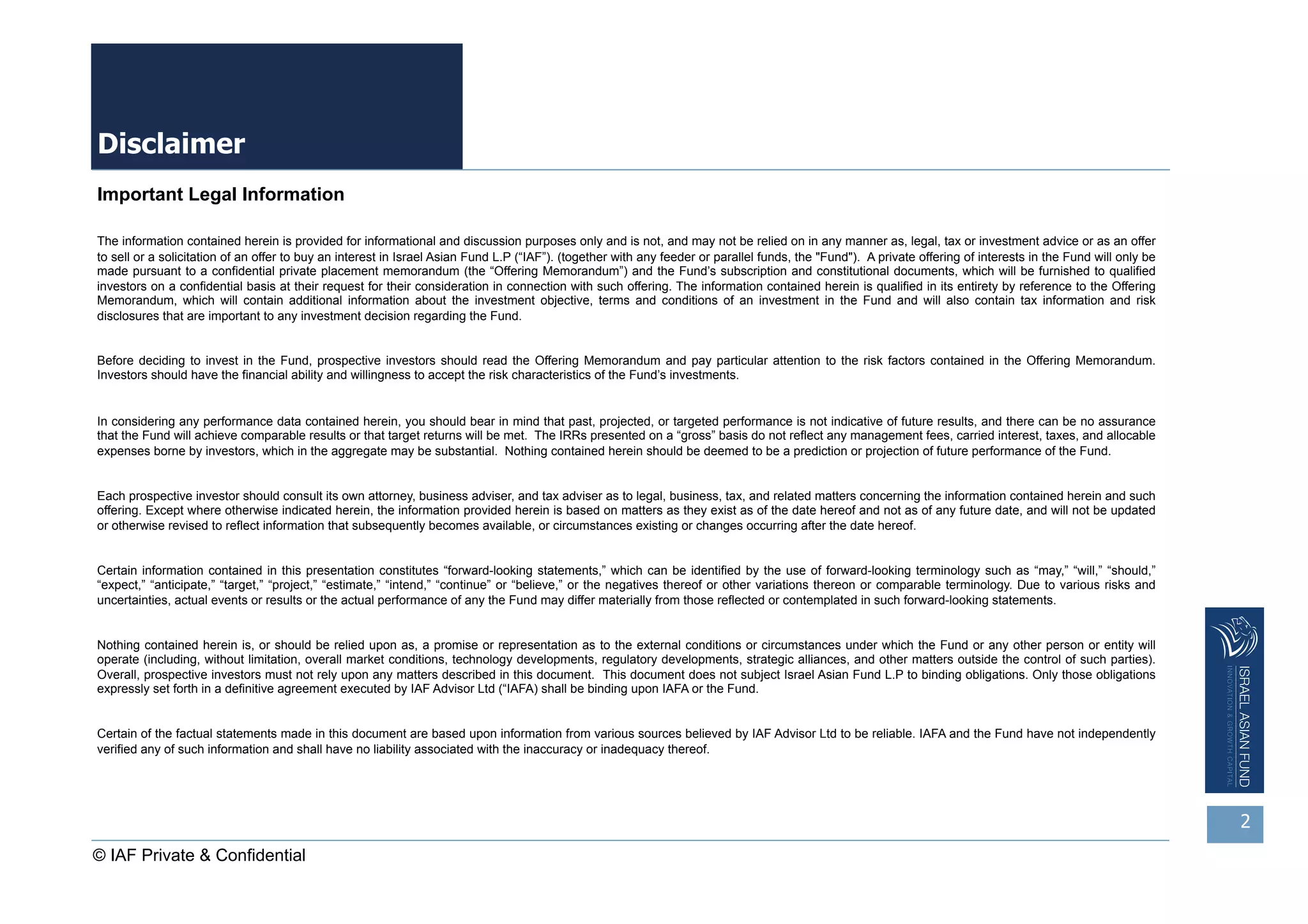 IAF Executive Summary (Sep2015) | PDF