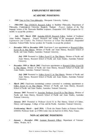 Jackson CV 2016 | PDF